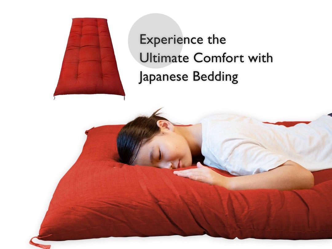 Authentic Japanese Futon | Artisan-made Shikibuton With 100% Natural ...