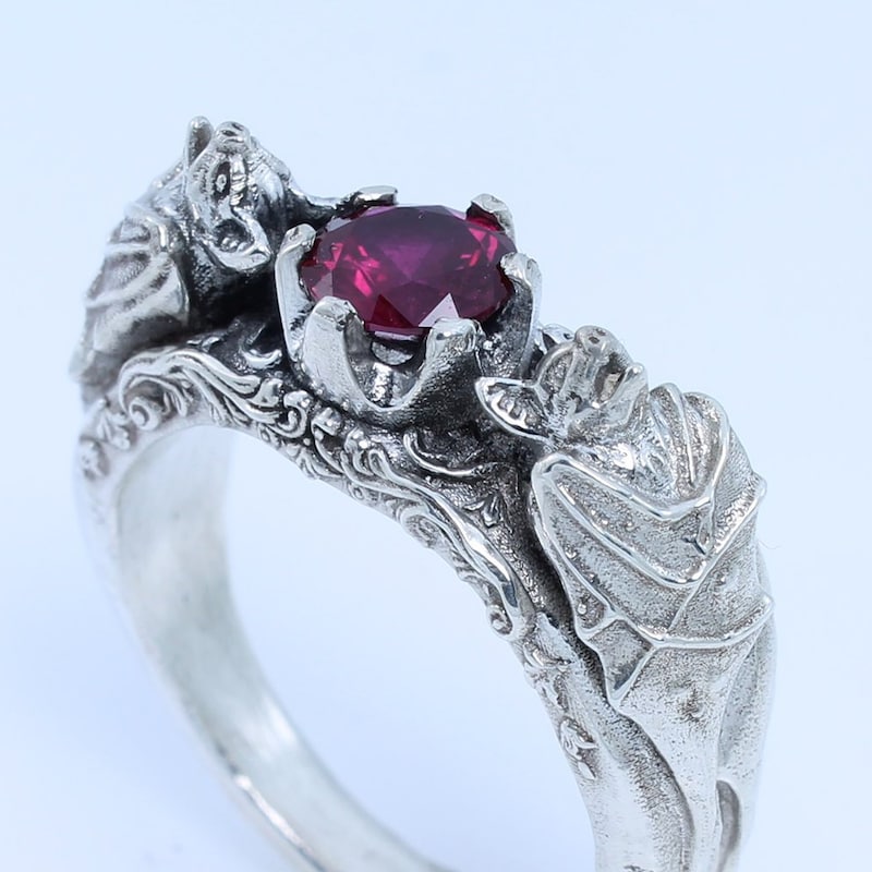 Gothic Engagement Rings - Etsy