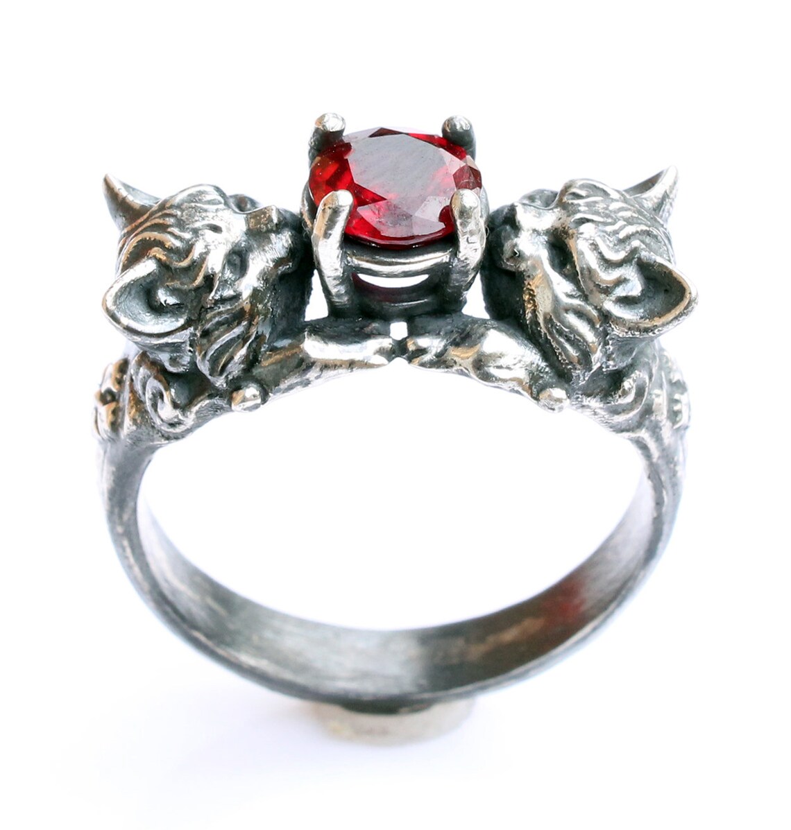 Silver Cat Ring Cat Jewelry Kitty Ring Cat Lover Gift Feline | Etsy