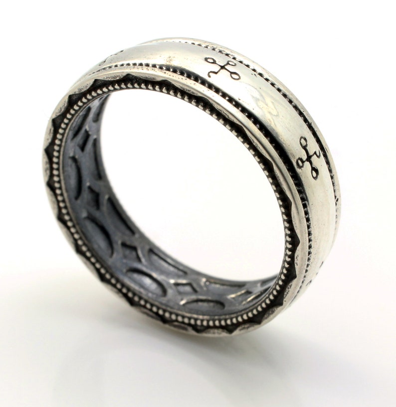 Health Ring Occult Alchemy Magic Silver Ring Grimoire Witch Jewelry ...