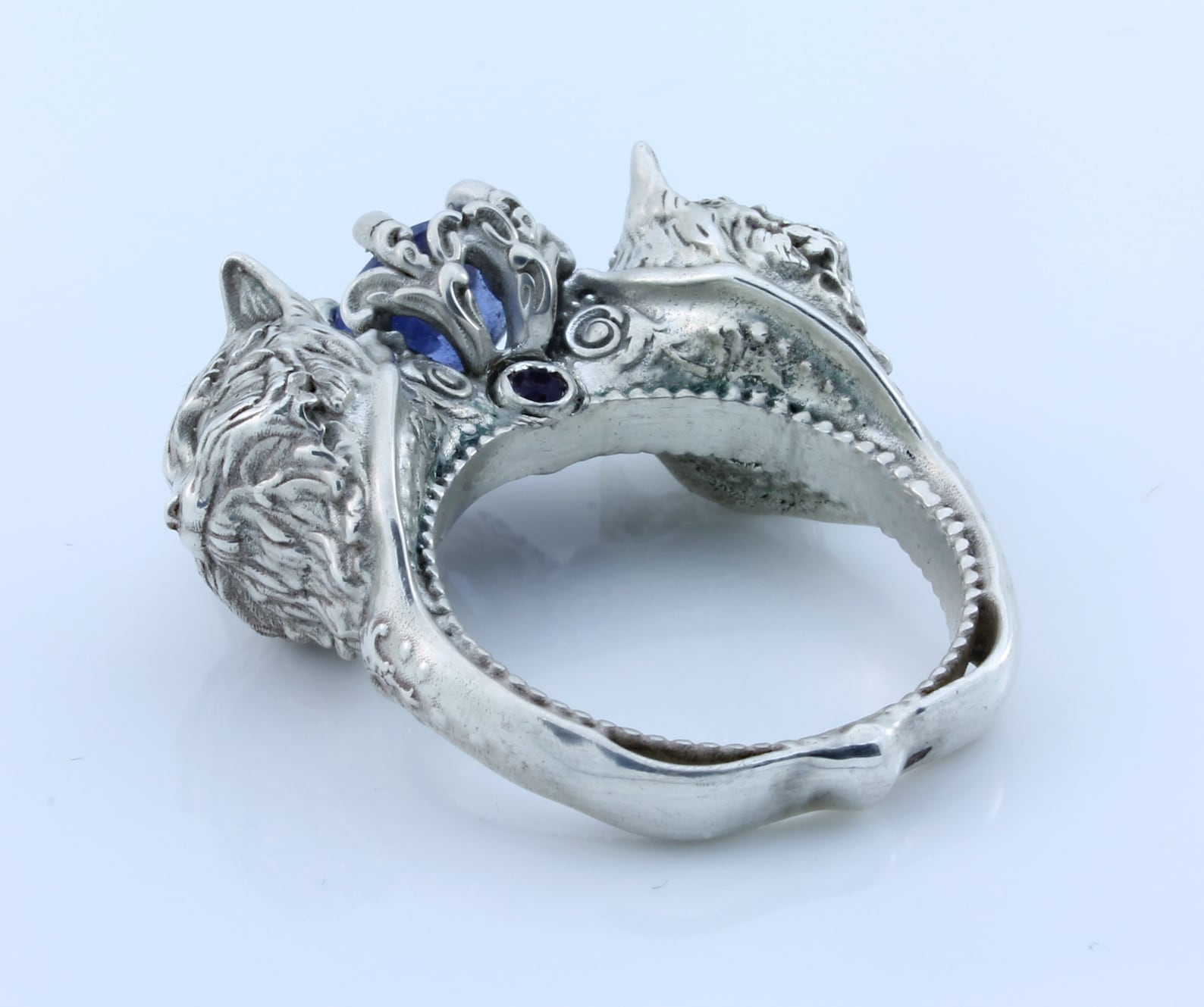 Silver Cat Ring Cat Jewelry Kitty Ring Cat Lover Gift | Etsy