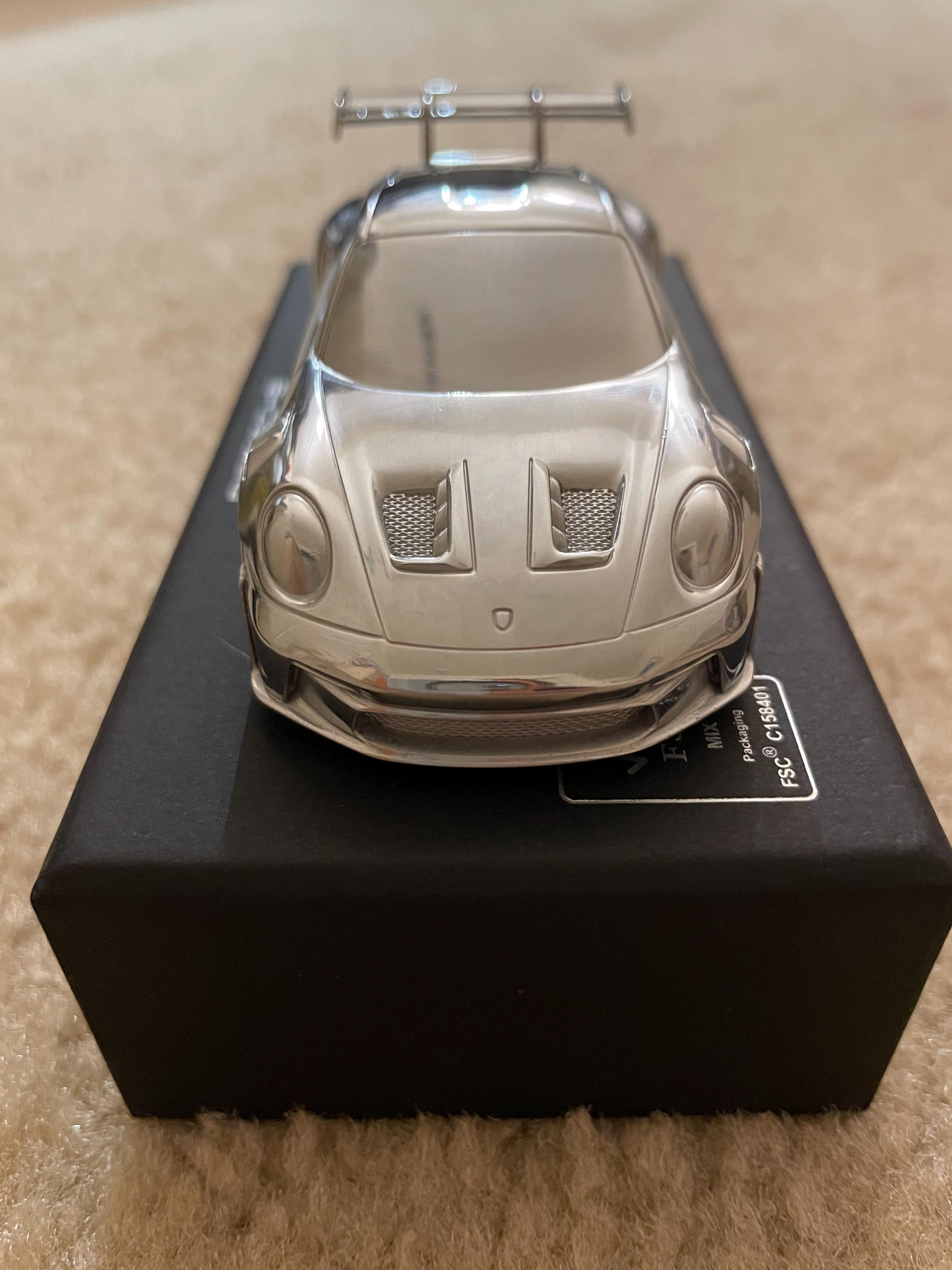 Porsche Original 992 GT3 RS 1:43 Paperweight Aluminum Chrome Model - Etsy