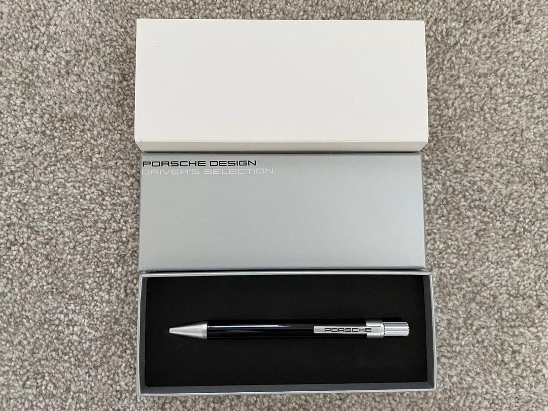 Porsche Design Drivers Selection Ballpoint Pen Swiss Made Wz/box AD ...