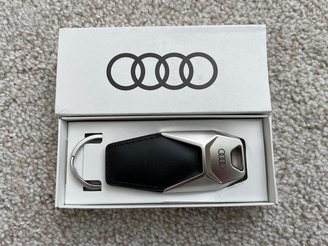 Audi Original Leather Keyring Pendant Cowhide 3181900600 - Etsy