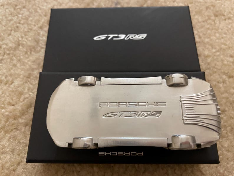 Porsche Original 992 GT3 RS 1:43 Paperweight Aluminum Chrome Model - Etsy