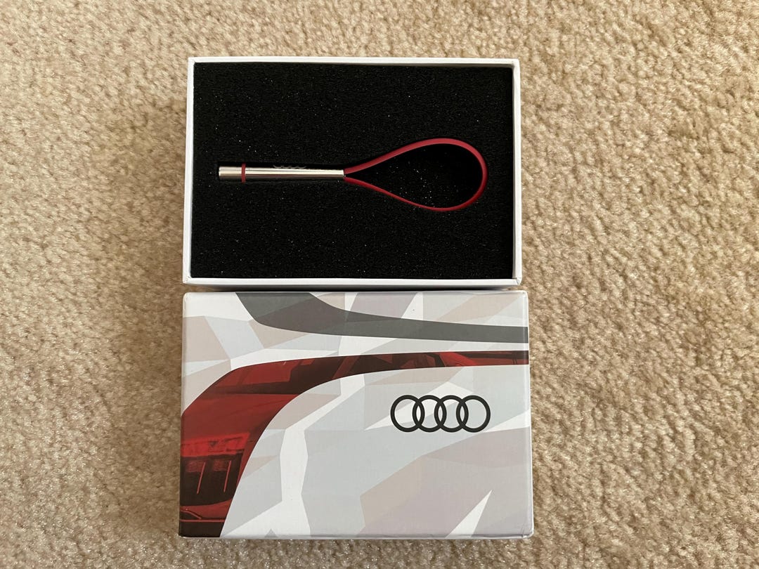 Audi Sports Key Ring Stainless Steel Red - Etsy