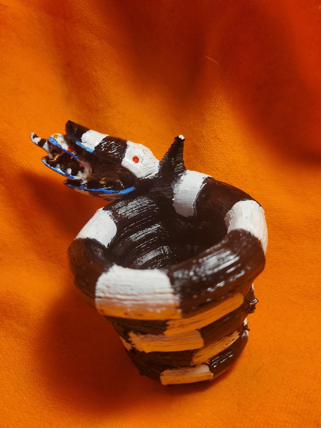 3D Printed/hand Painted Sandworm - Etsy