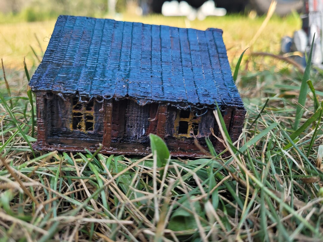 3 D Printed/hand Painted Evil Dead Cabin - Etsy