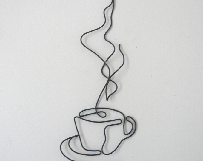 Wire Cup of Coffee, Cup of Tea, Coffee Time, Tea Time, Coffee First - Etsy