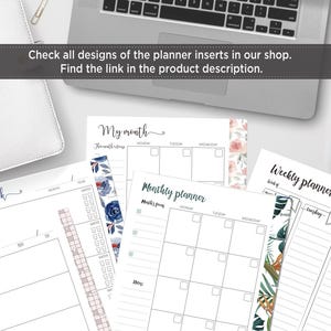 Custom Planner Insert | Fully Personalized Printable Layout | Choose ...