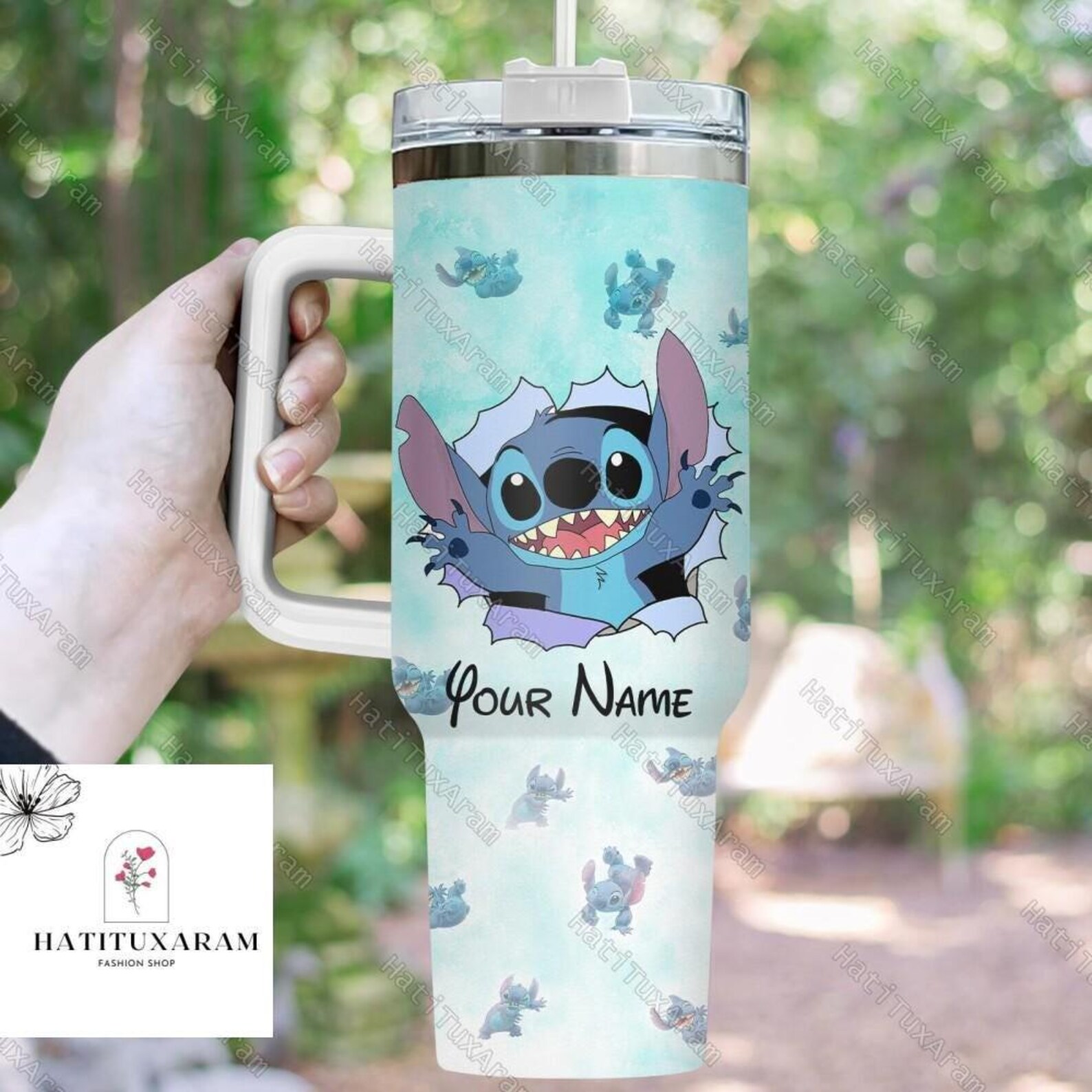Stitch Tumbler, Stitch Drinkware Cup, Stitch 40oz Tumbler, Disneyland ...