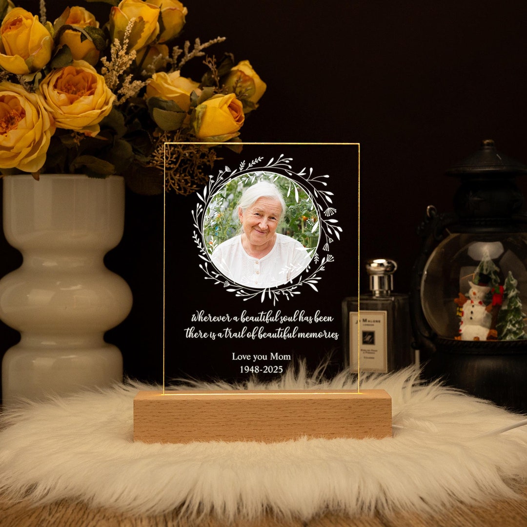 Personalized Unique Sympathy Gifts for Loss Custom in Loving Memory of ...