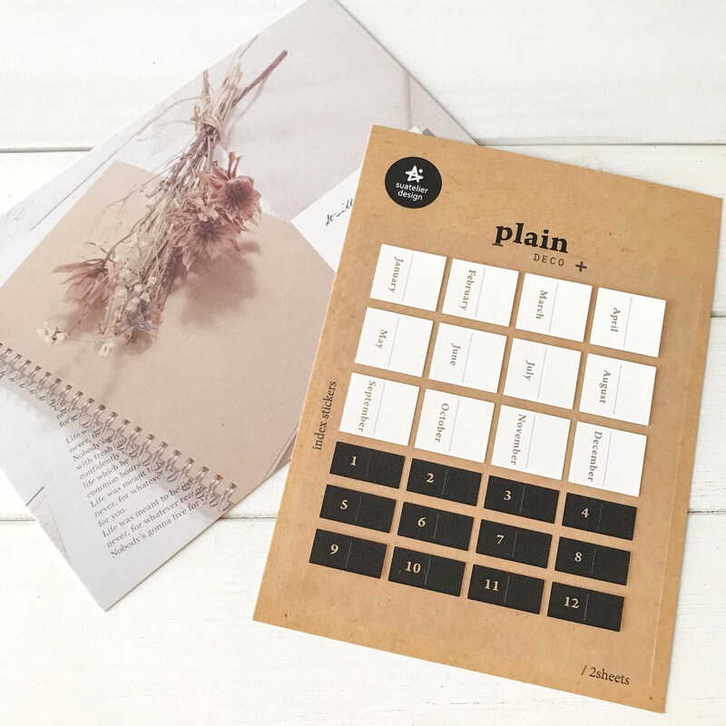 Index Stickers - Etsy