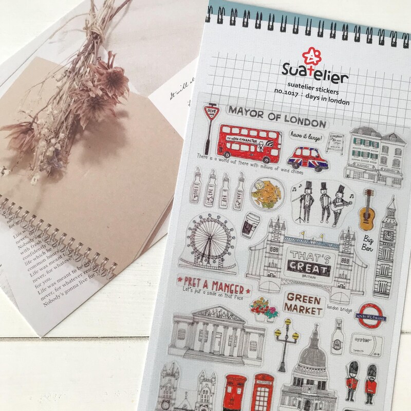 London Stickers - Etsy