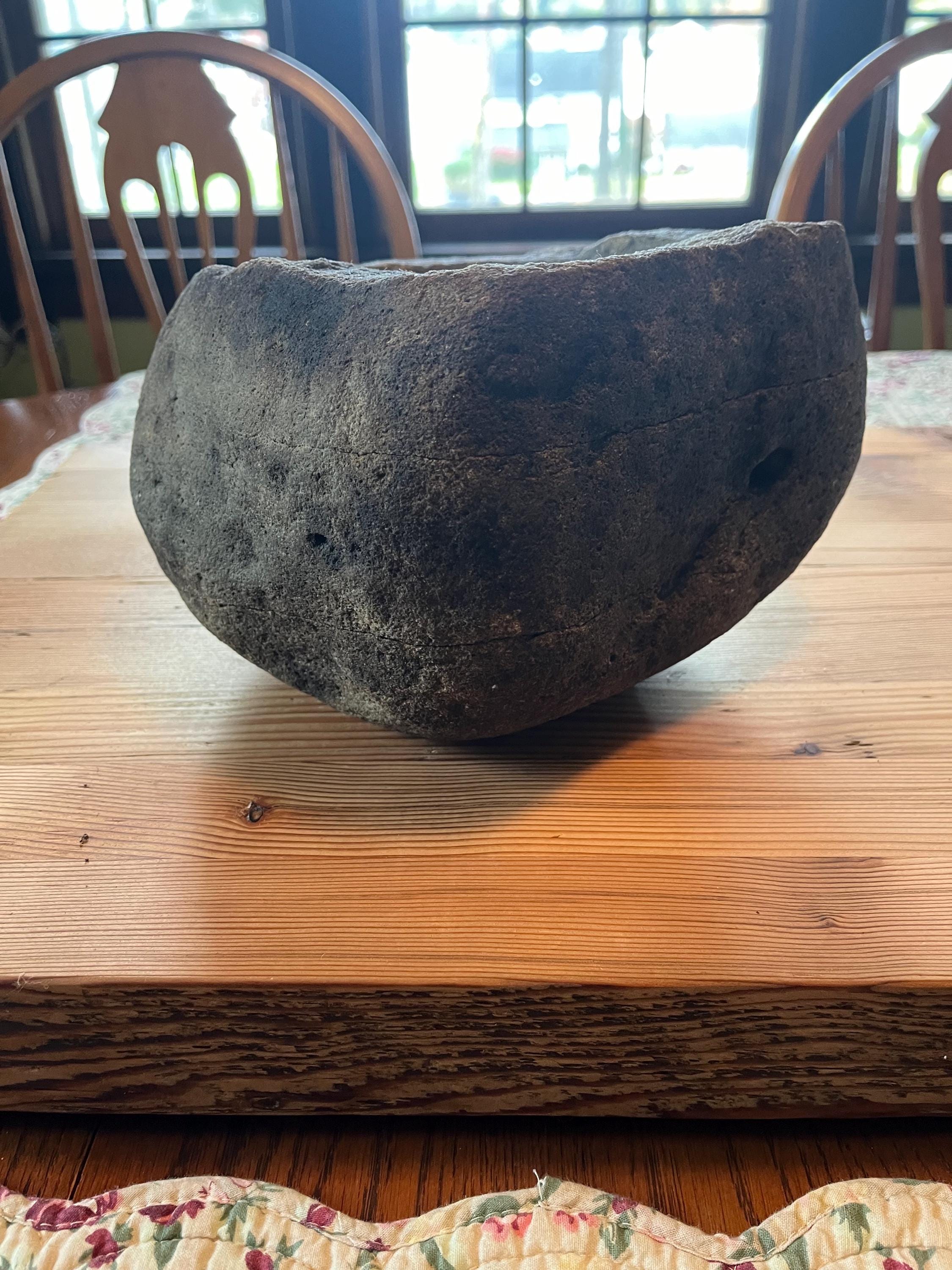 Unique Stone Planter - Handmade- With Drainage Holes - Sealed With Wet ...
