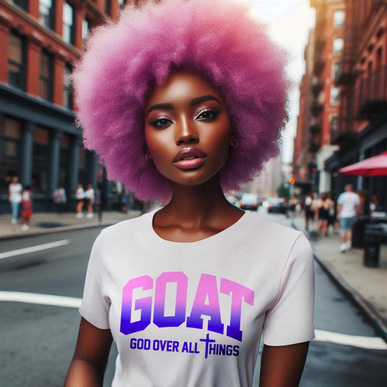 GOAT God Over All Things PNG SVG Eps Dxf Jpg Christan Greatest of All ...