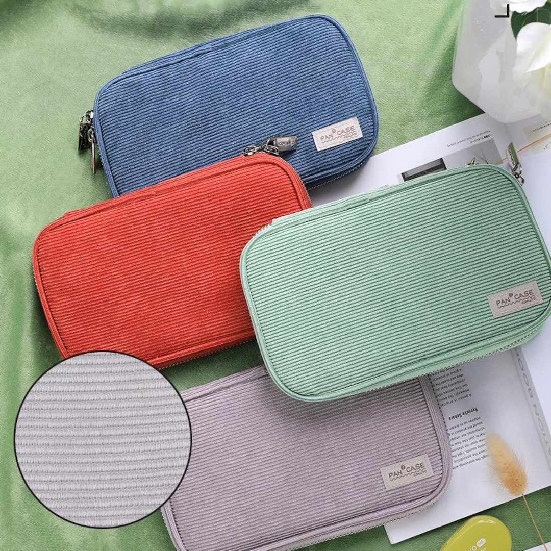 KOKUYO Corduroy Pan Case || Multi-functional Pencil Case or Storage ...