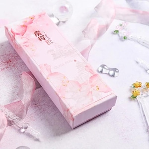 Elegant Sakura Glass Dip Pen Set || Crystal Calligraphy Pen With Ink ...