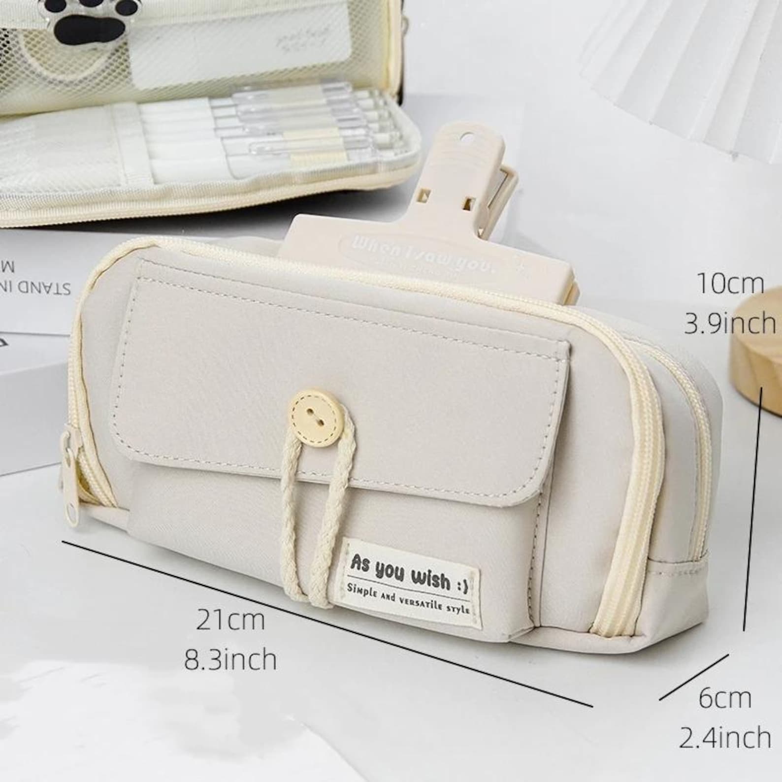 Multi-compartment Oxford Fabric Pencil Case || Stylish and Spacious ...