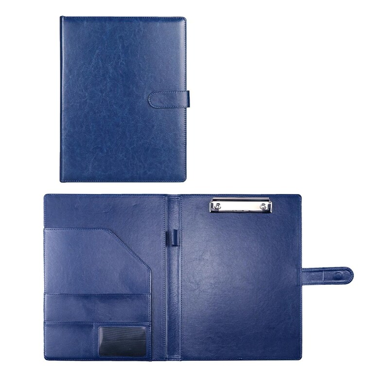 Professional Faux Leather Padfolio With Clipboard || A4 Portfolio ...