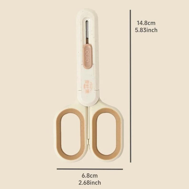2-in-1 Scissors & Box Cutter | Portable Utility Tool With Hidden Blade ...