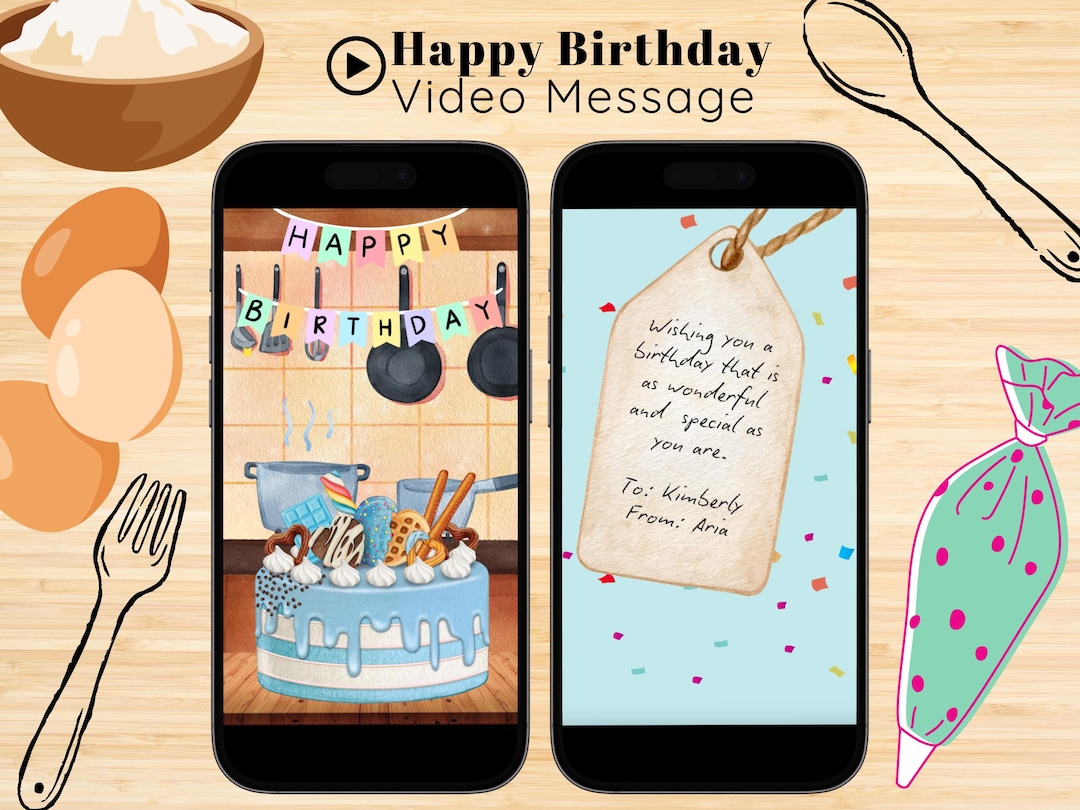Happy Birthday Wish Birthday Wishes Video Virtual Birthday Card ...