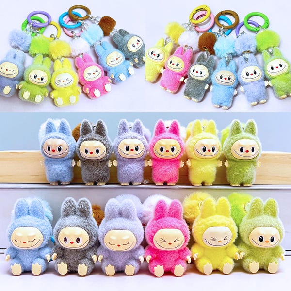 Labubu Keyrings - Etsy