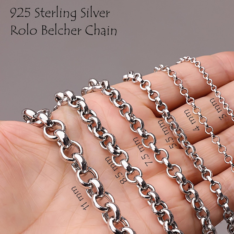 Real Silver Chains - Etsy