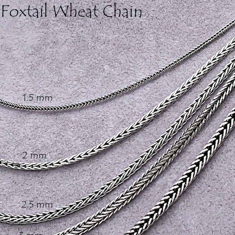 Oxidised Foxtail Necklace - Etsy