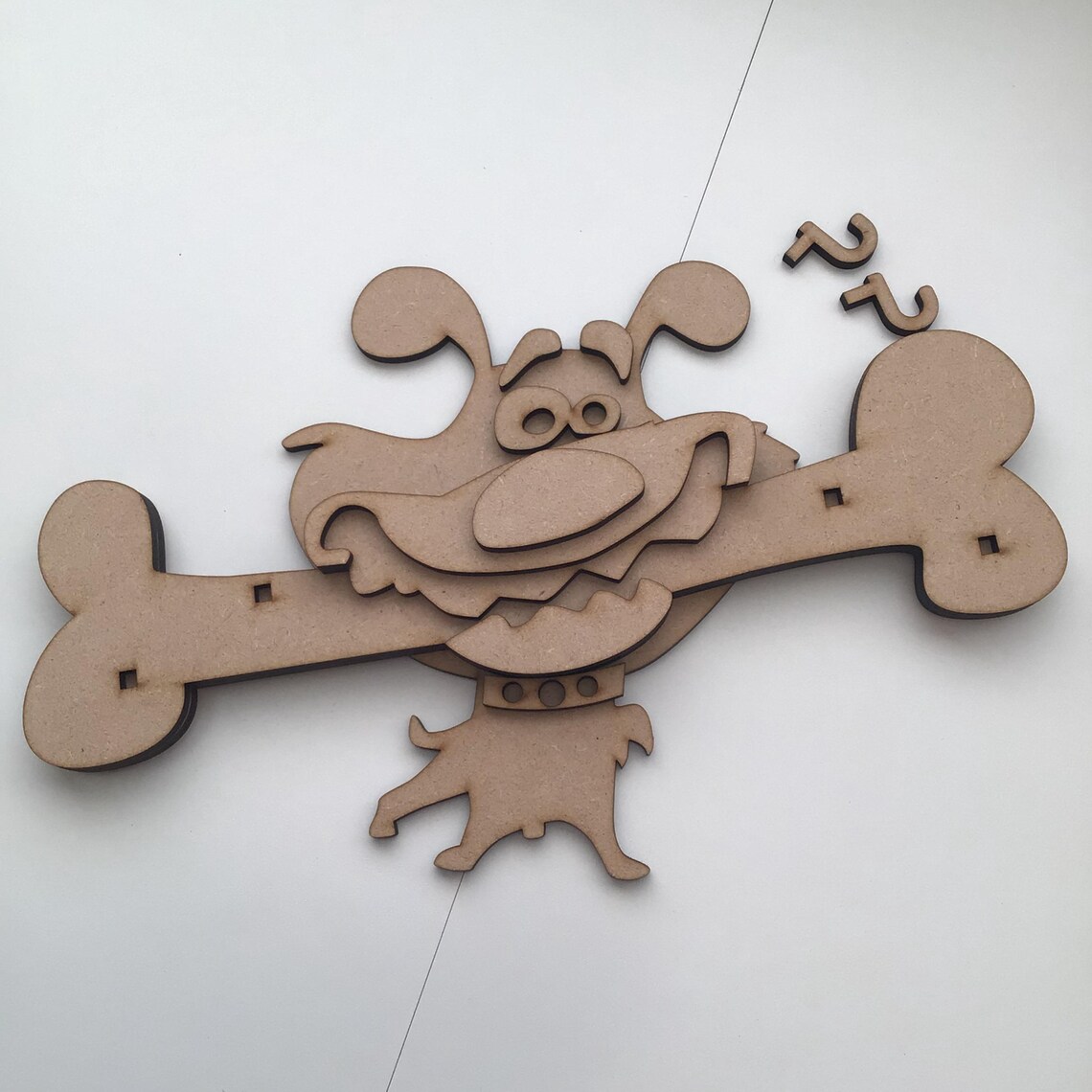 Cartoon Dog Key Holder Laser Cut File (digital File) - Etsy
