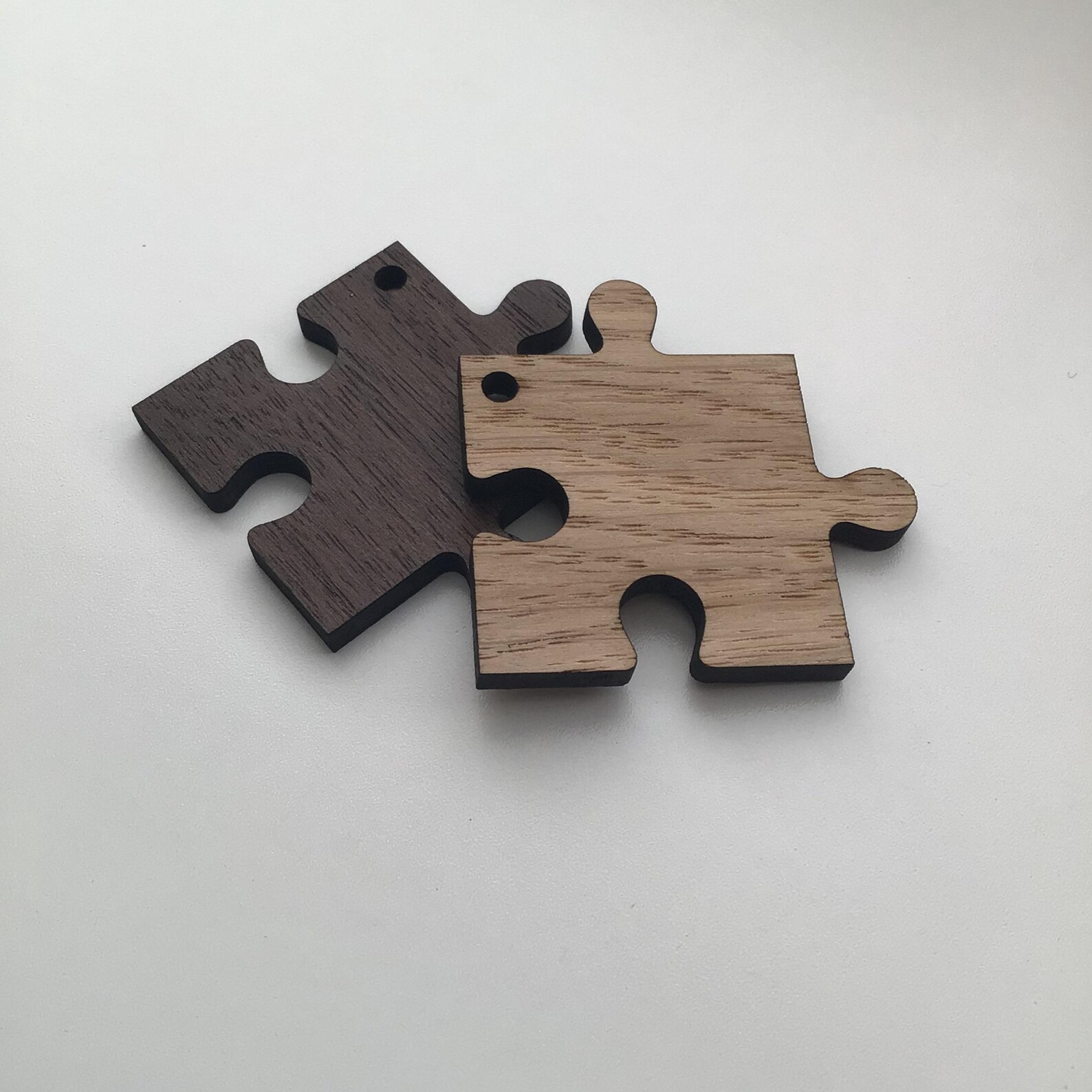Heart Jigsaw Keyring: Valentine Couples Keychain Laser Cut File ...