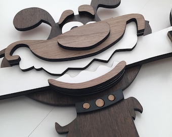 3D Dog Key Holder: CNC Laser Cut File (digital Download) - Etsy Canada