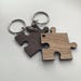 Valentine Keychains Laser Cut Keyrings Keychains Jigsaw Puzzle Piece ...
