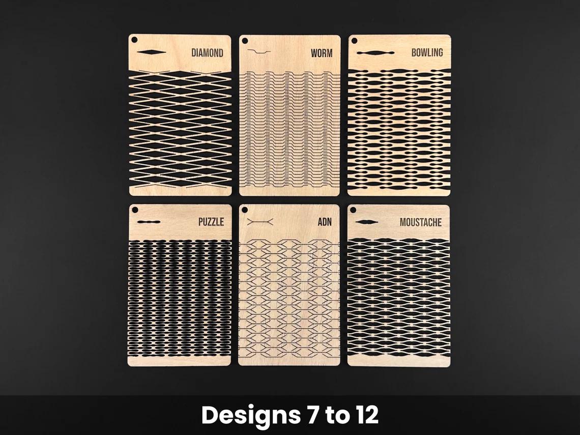 Flexible Living Hinge Collection for Laser Projects. Flexible Laser Cut ...