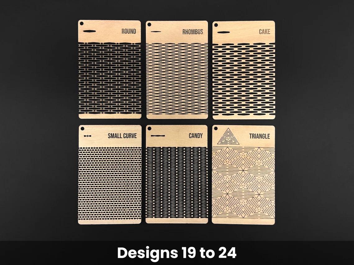 Flexible Living Hinge Collection for Laser Projects. Flexible Laser Cut ...