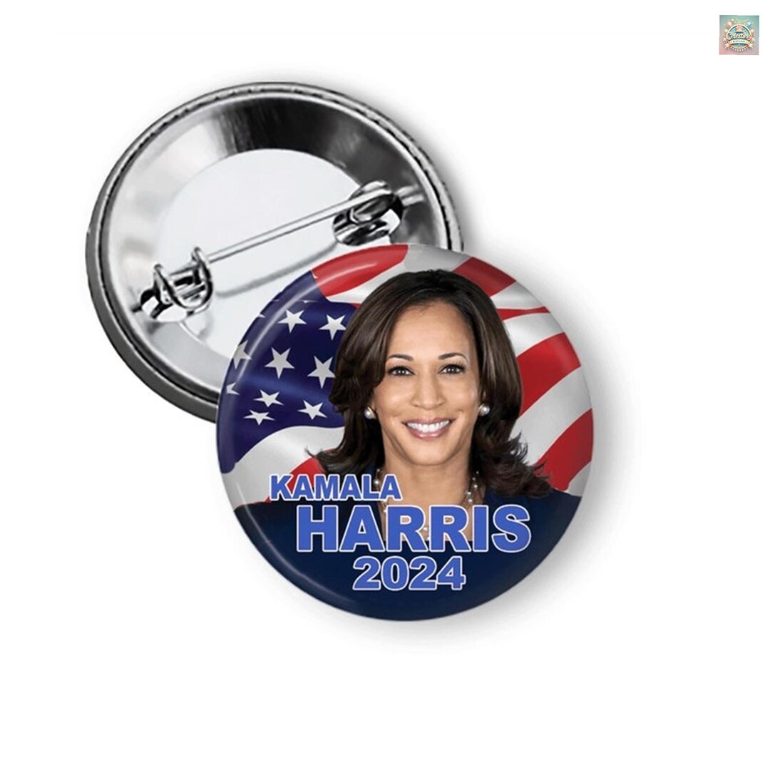 Kamala Harris for President Button 2024, Presidential Election Button.s ...