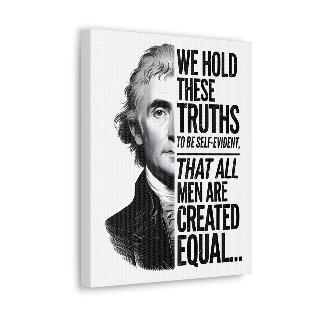 Motivational Thomas Jefferson Quote Canvas Art Profound Quotes Wall ...