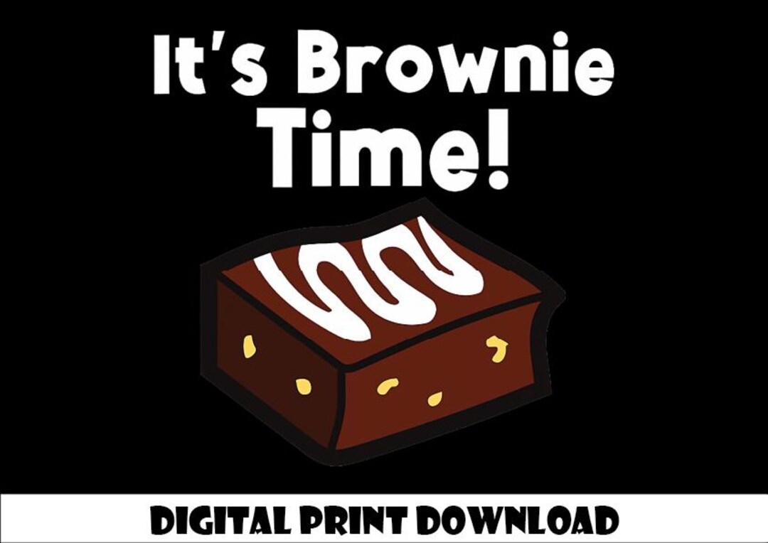 File PNG It's Brownies Time - Etsy