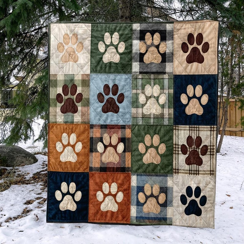 Custom Dog Memorial Quilt - Etsy