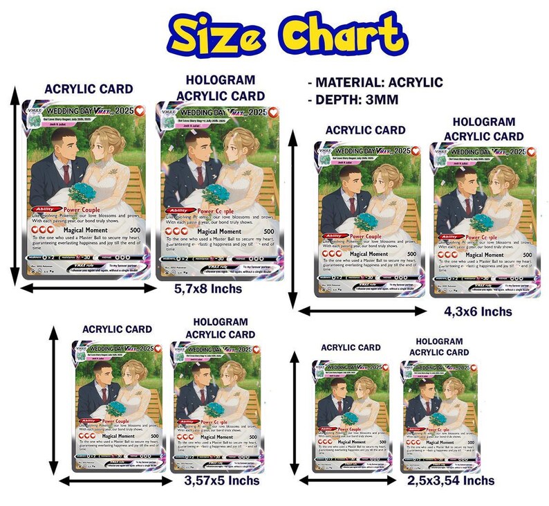 Personalized Family Anime Card, Custom Photo Gift - Etsy