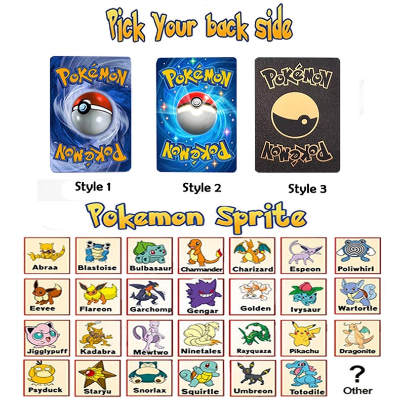 Personalized Anniversary Pokemon Card, Custom Anime Photo Acrylic ...