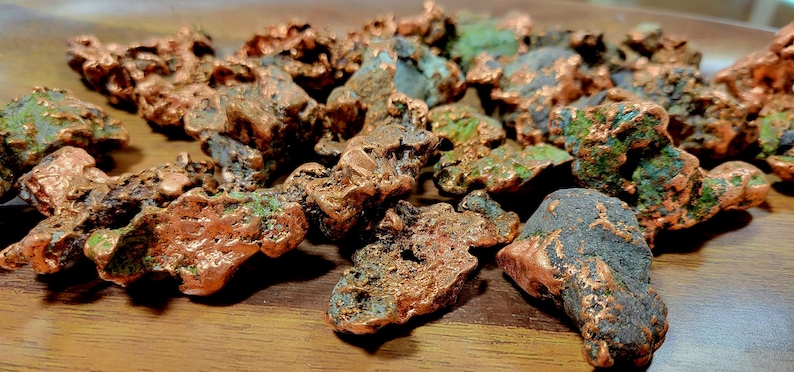 Tumbled Native Copper Nuggets | Polished Michigan Copper | Natural ...