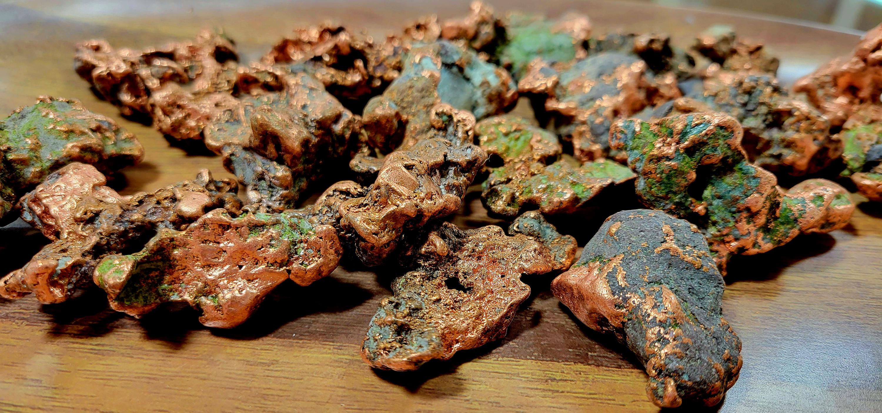 Tumbled Native Copper Nuggets | Polished Michigan Copper | Natural ...