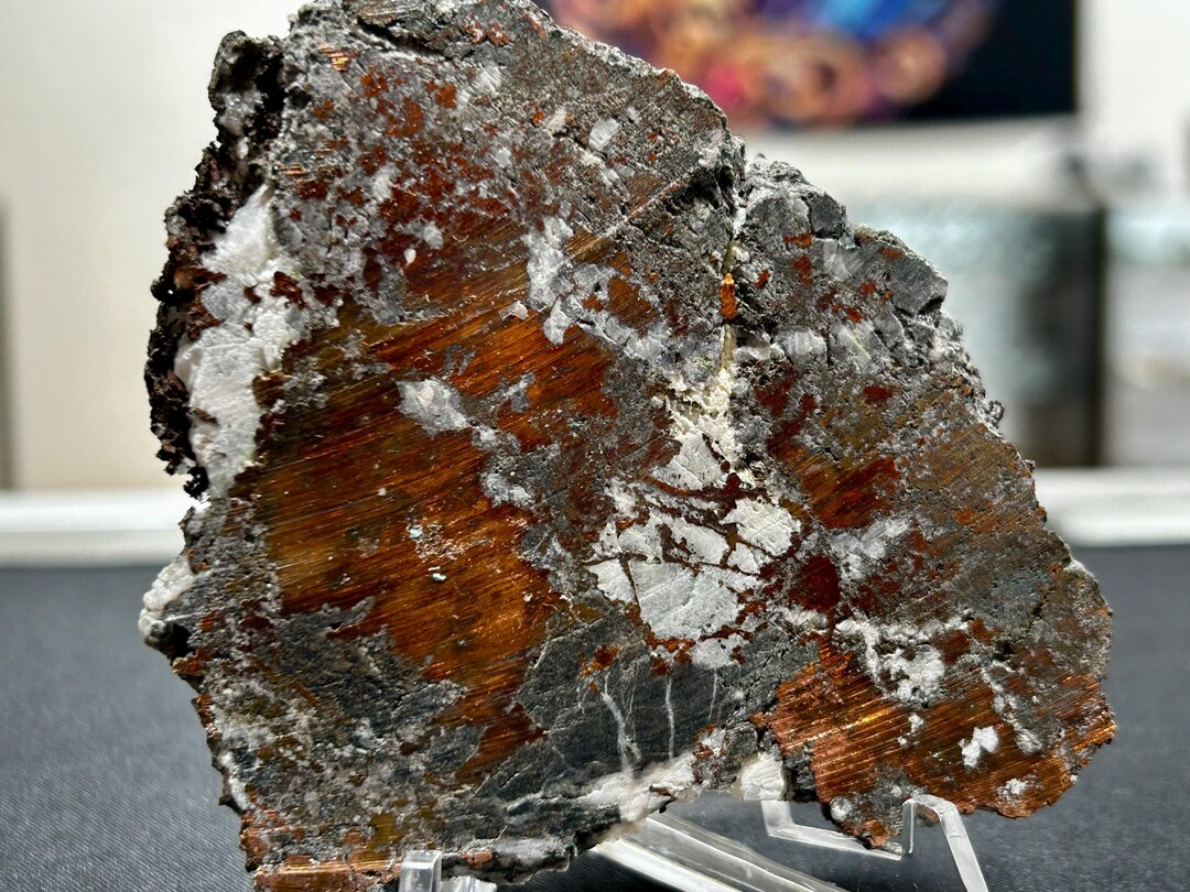 Native Copper in Basalt Matrix - Keweenaw Peninsula Specimen - Etsy