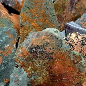 BULK Premium Copper Ore Slabs W/secondary Minerals | Houghton County ...