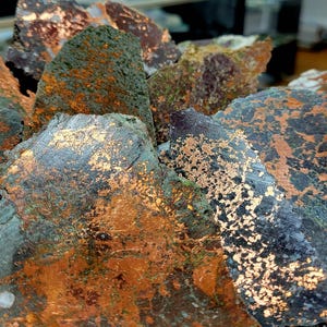 BULK Premium Copper Ore Slabs W/secondary Minerals | Houghton County ...