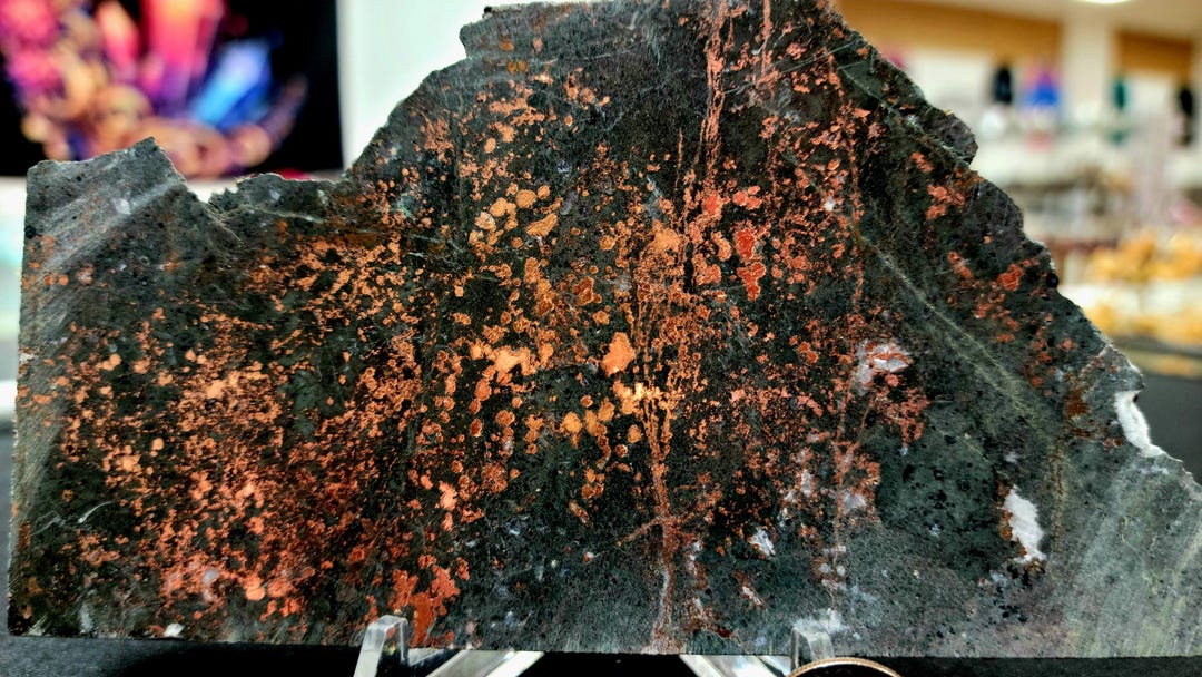Native Copper in Matrix - Authentic Keweenaw Peninsula Specimen ...