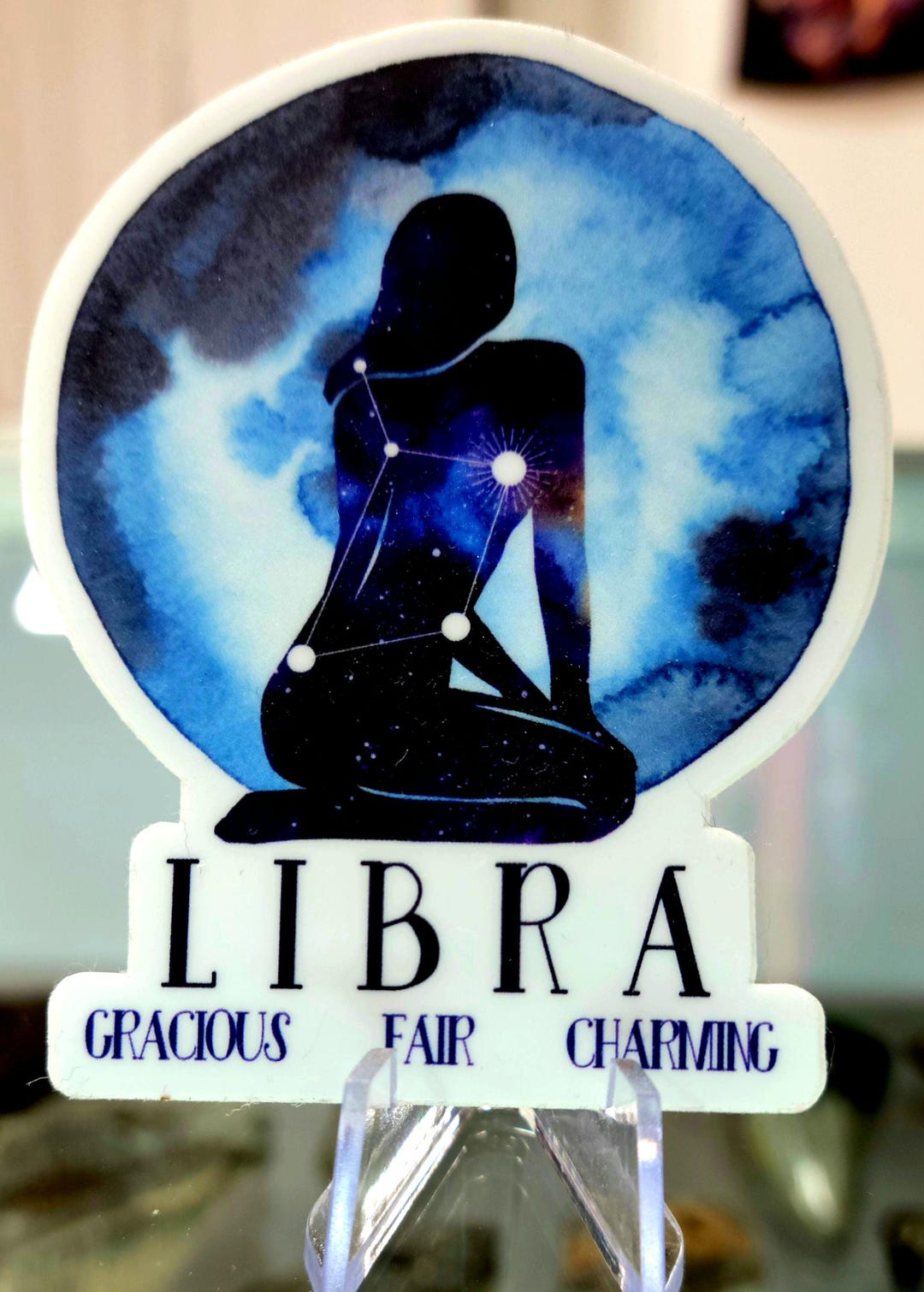 Libra Zodiac Sticker – Astrology Vinyl Decal | Gracious, Fair, Charming ...
