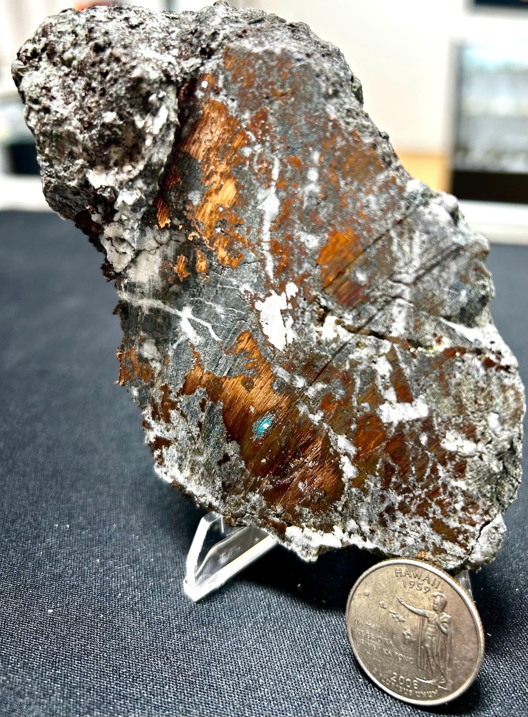 Premium Native Copper Ore Specimen | Houghton County, Michigan ...