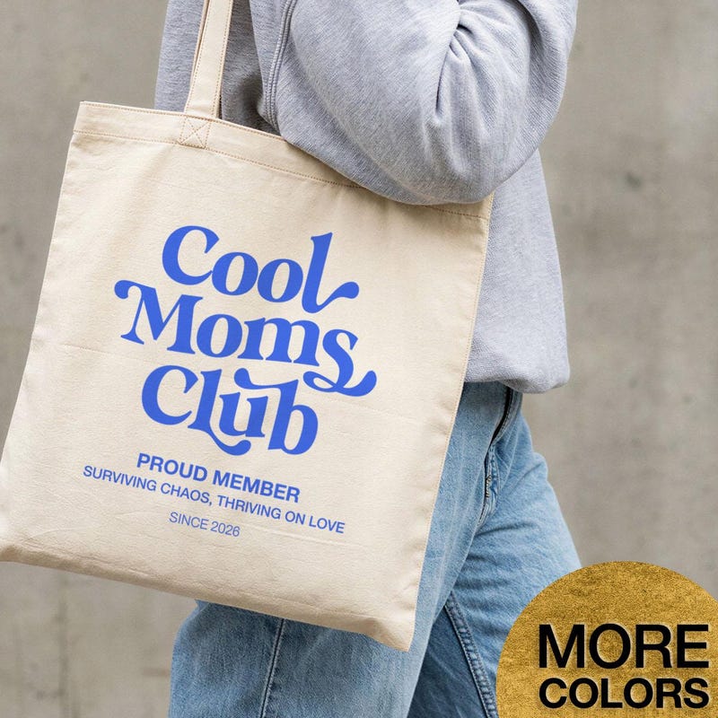 Cool Mom Club Tote - Etsy